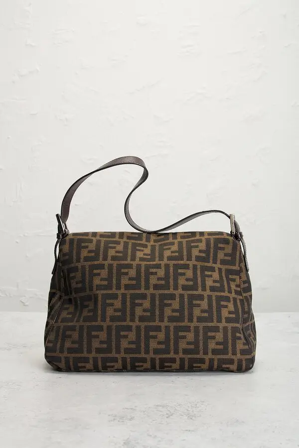 Fendi Zucca Mama Forever Baguette Shoulder Bag