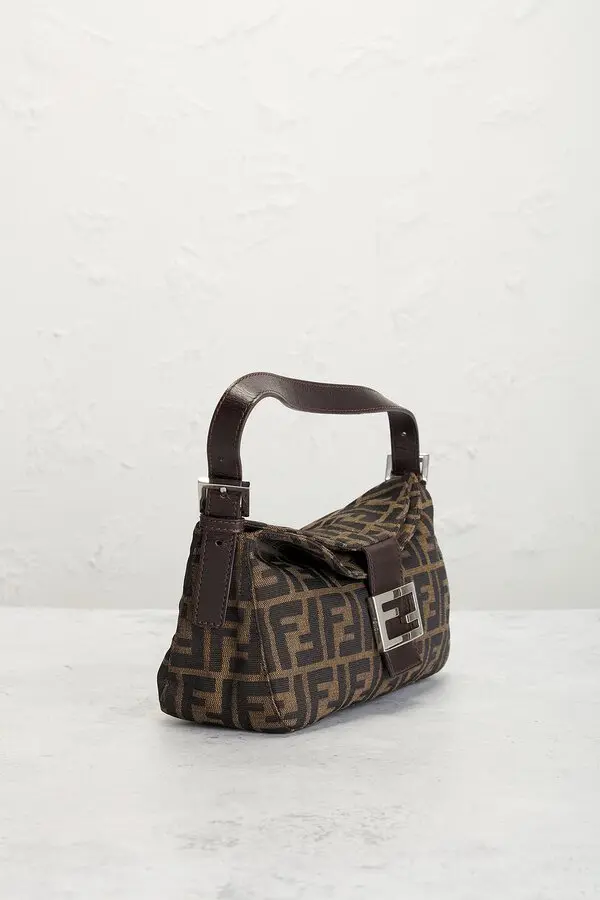 Fendi Zucca Baguette Shoulder Bag