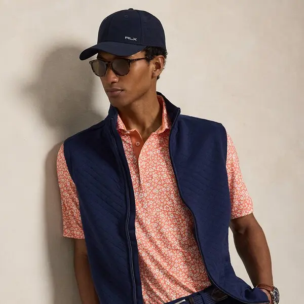 Ralph Lauren Quilted Double-knit Vest - Refined Navy