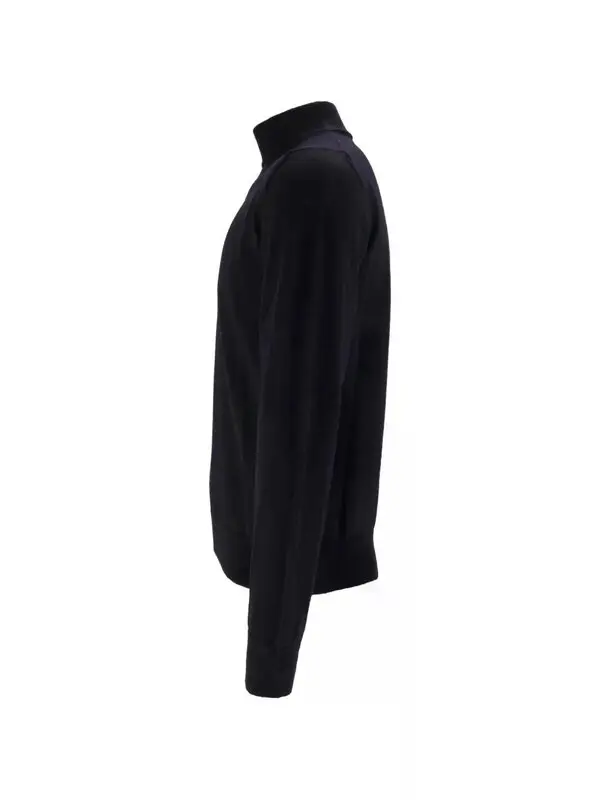 BALLANTYNE High-neck Ribbed-trim Sweater