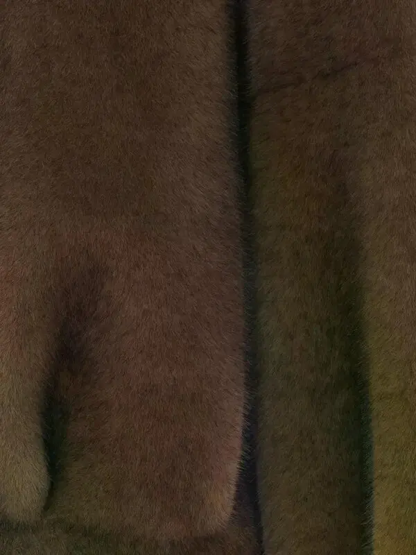 VALENTINI 1972 High-neck Faux-fur Jacket