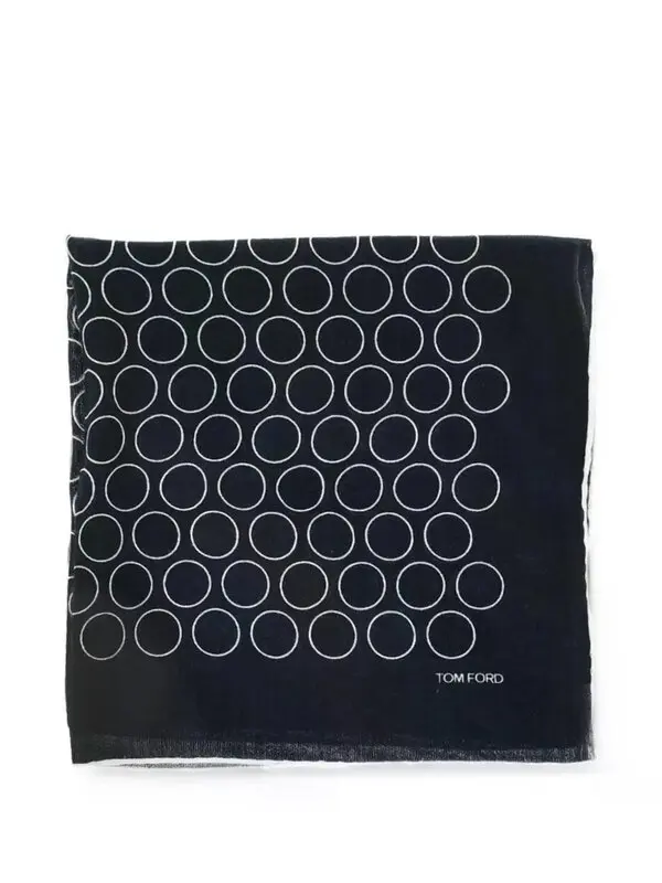 TOM FORD Geometric-pattern Pocket Square