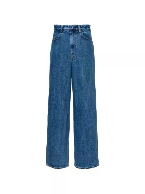 Givenchy Low-crotch Wide-leg Jeans