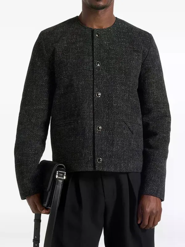 Manière De Voir Melvin Textured Jacket - Black