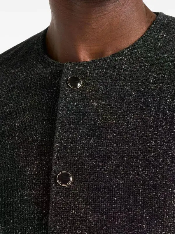 Manière De Voir Melvin Textured Jacket - Black