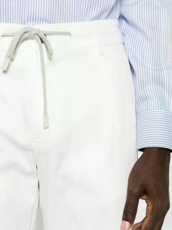 Eleventy Drawstring Pleated Trousers