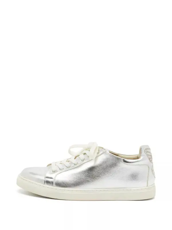 SOPHIA WEBSTER Bibi Butterfly Lace-up Sneakers - Grey