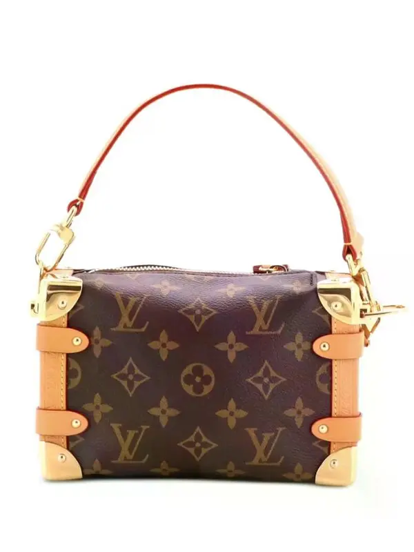 LOUIS VUITTON Side Trunk Handbag Monogram Canvas Pm Shoulder Bag - Brown