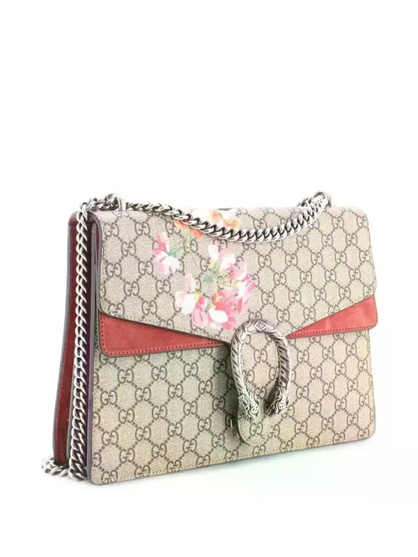Gucci Dionysus Blooms Print Gg Coated Canvas Medium Shoulder Bag
