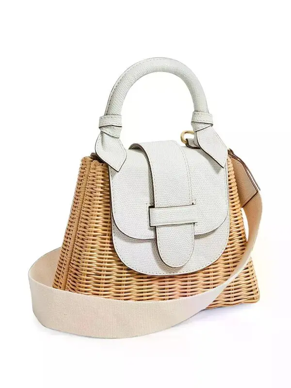 Pamela Munson Petite Lady Rattan Top Handle Bag