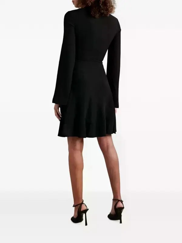 Givenchy Ruffled Long-sleeve Mini Dress