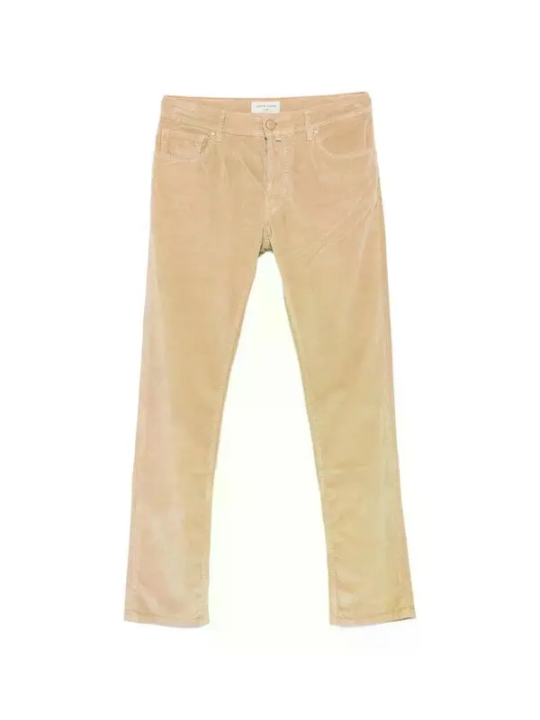 Jacob Cohen Bard Corduroy Logo-patch Trousers