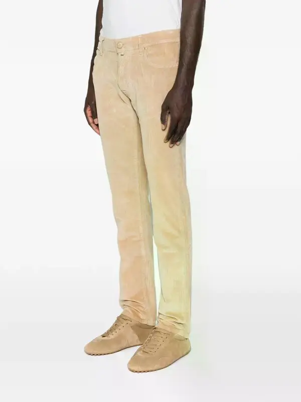 Jacob Cohen Bard Corduroy Logo-patch Trousers
