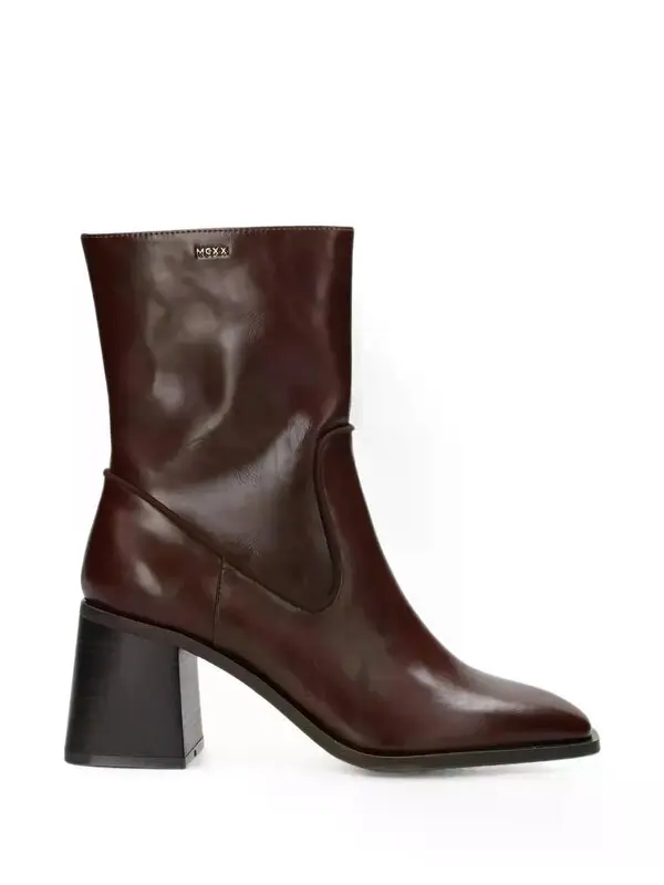 MEXX Polished Finish Square-toe Boots