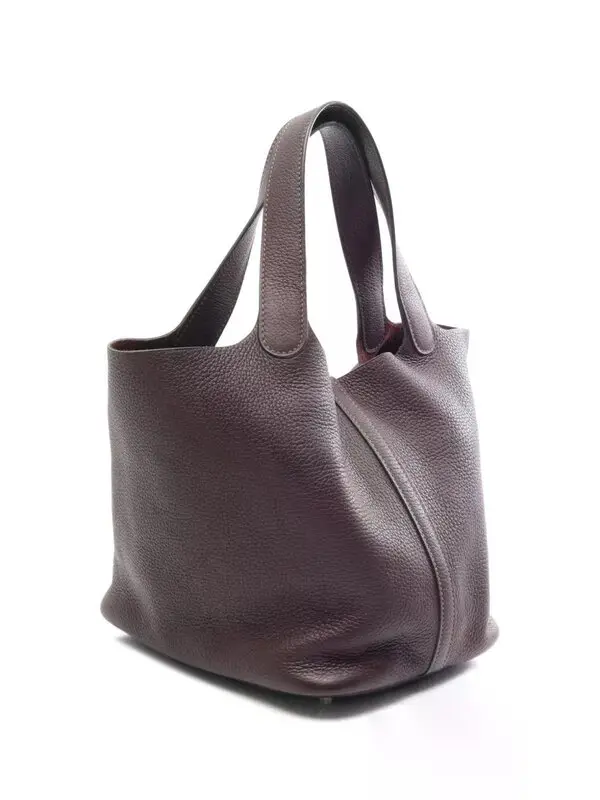 Hermès Clemence Picotin Lock Tote Bag - Brown