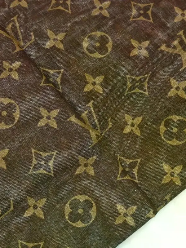LOUIS VUITTON 1990-2000s Monogram Cherry Scarf