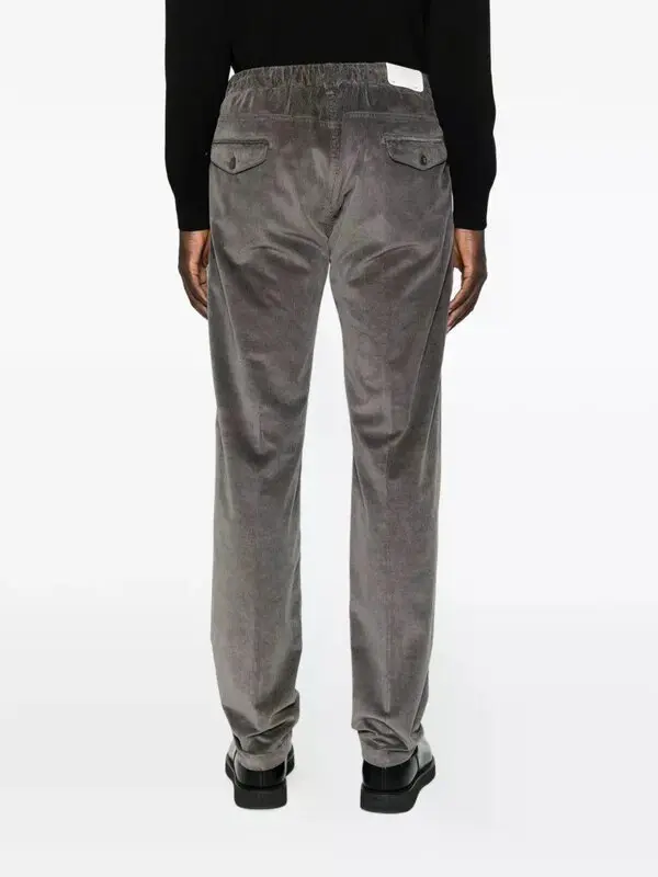 Eleventy Corduroy Drawstring Trousers - Grey
