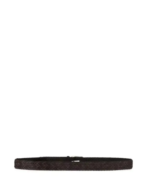 ALBERTO LUTI Intreccio Suede Belt