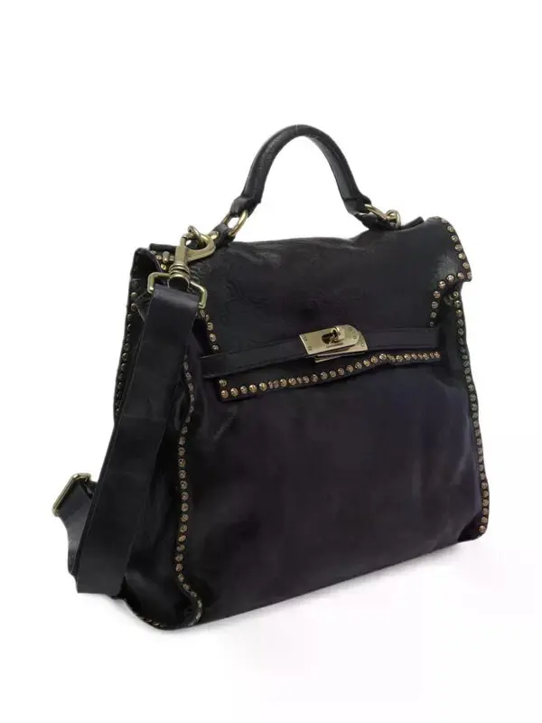 CAMPOMAGGI Studded Leather Shoulder Bag