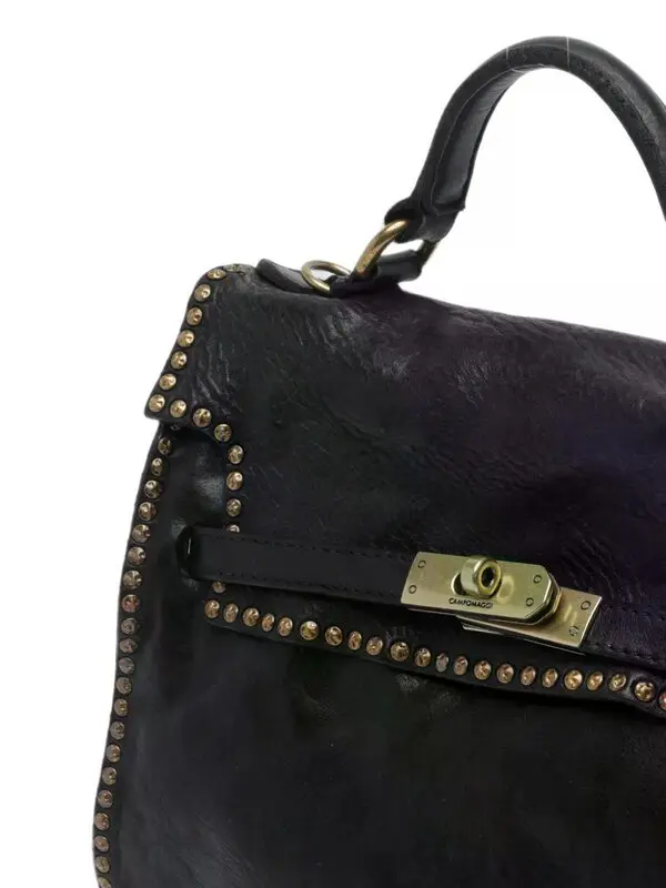 CAMPOMAGGI Studded Leather Shoulder Bag