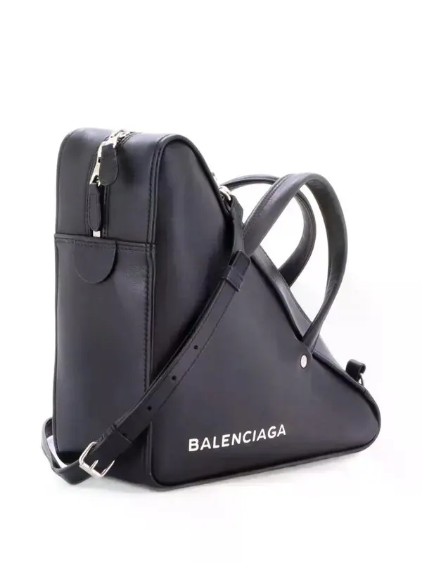 Balenciaga Triangle Duffle Bag Leather Small Satchel