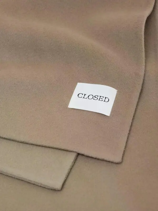 Closed Logo-patch Scarf