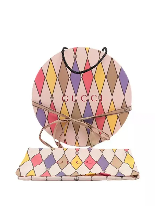 Gucci 2016-2026 Small Gg Supreme Web Ophidia Top Handle Bag Satchel - Neutrals