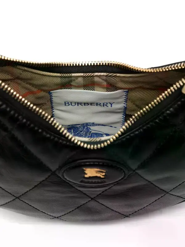 Burberry Horseshoe Quilted Leather Crossbody Bag
