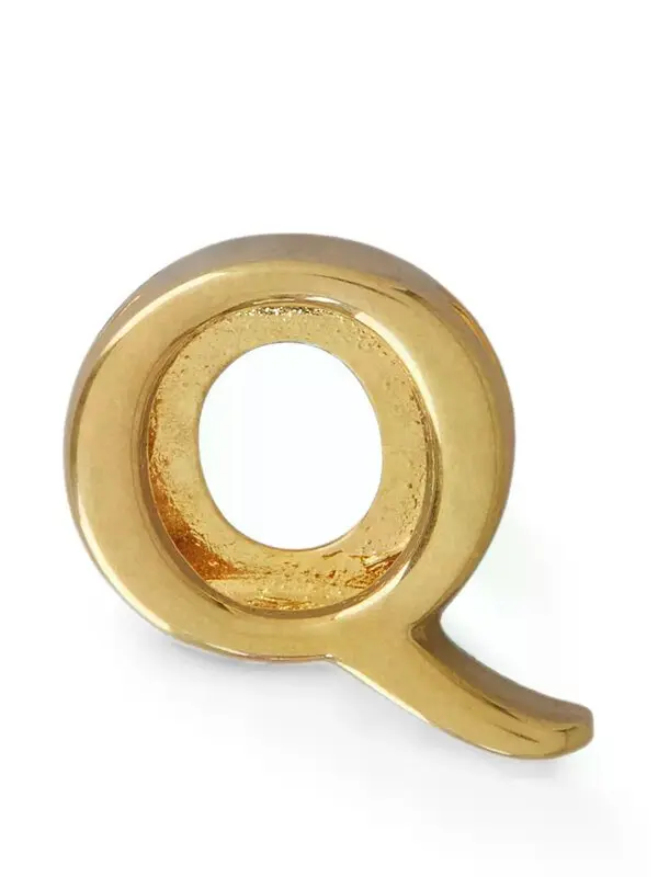 TOD'S Letter Q Charm - Gold