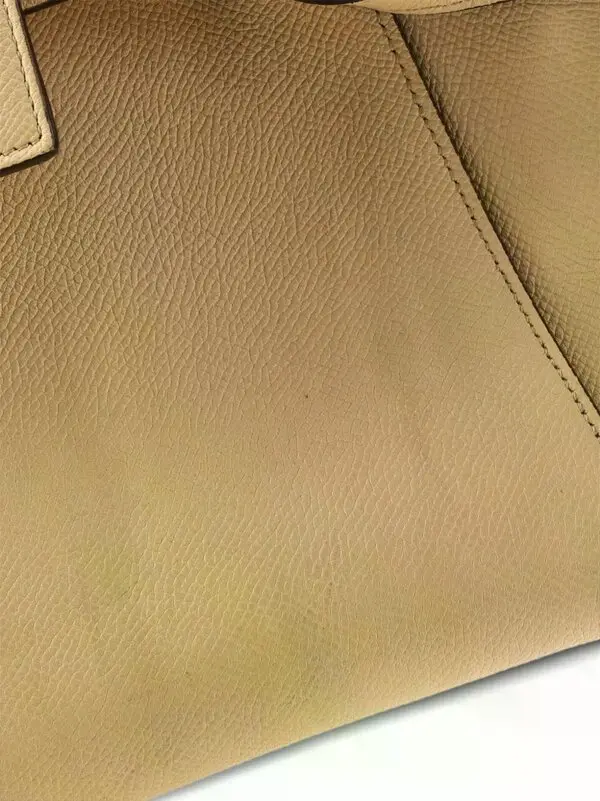Celine Belt Bag Textured Leather Shoulder Bag - Yellow
