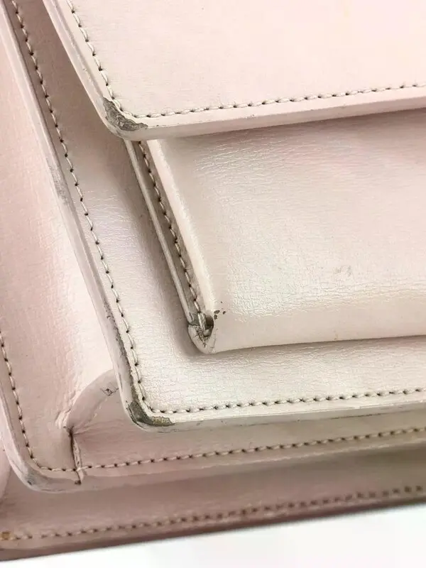 Saint Laurent Sunset Leather Medium Crossbody Bag - Neutrals