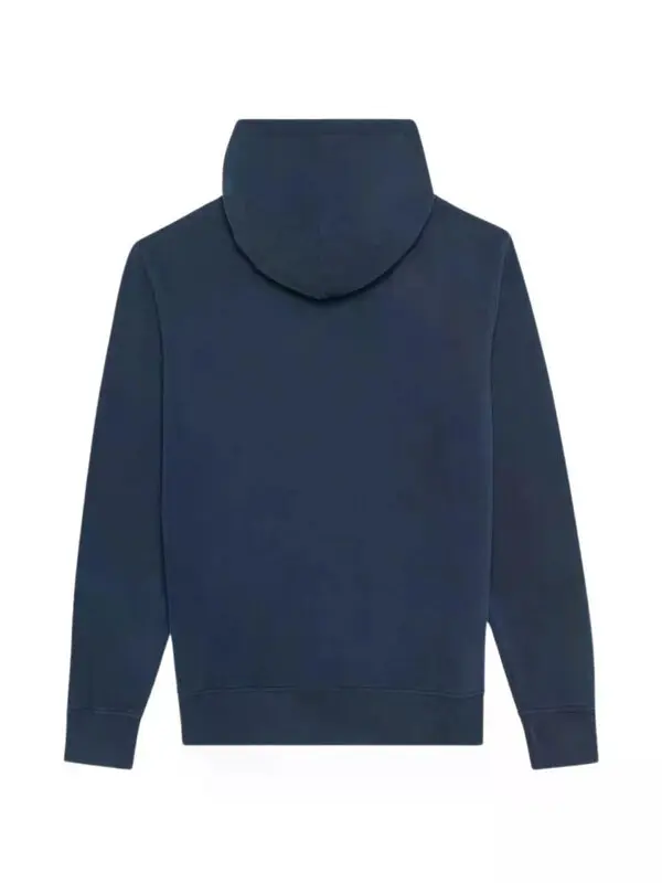 Vilebrequin Big Turtle Embroidery Zip-up Hoodie
