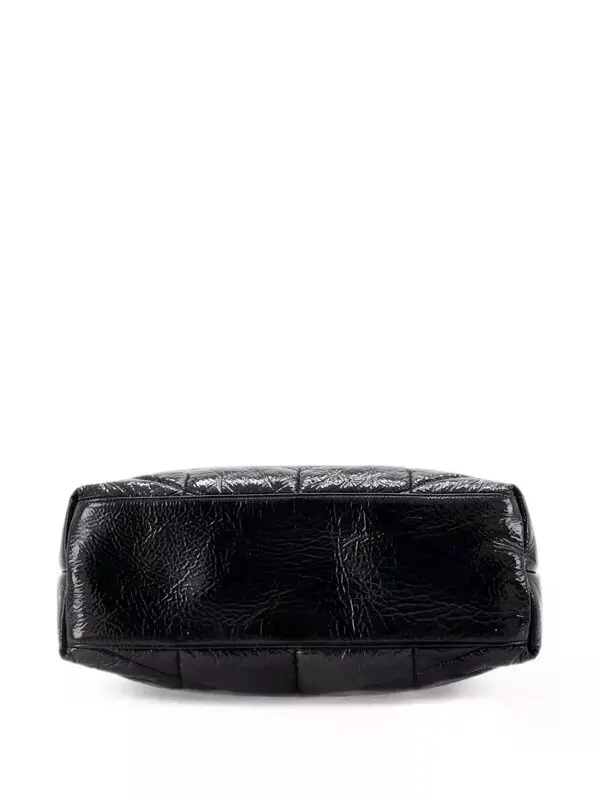 Saint Laurent Loulou Puffer Quilted Patent Medium Shoulder Bag