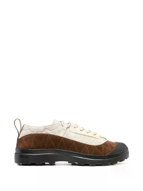 RANRA Zig-zag Stitched Panelled Sneakers