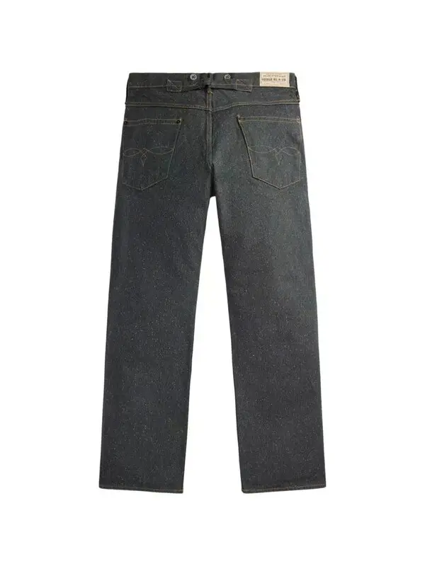 Ralph Lauren Buckle-back Jaspe Denim Jeans