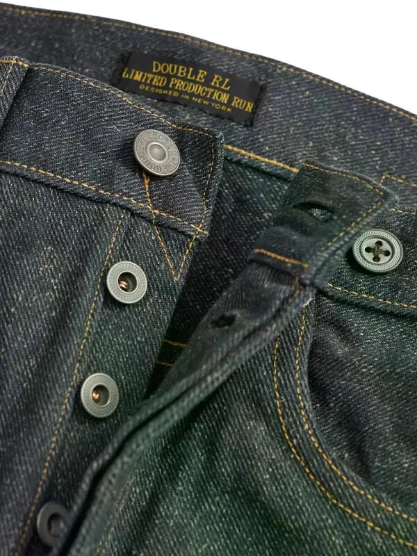 Ralph Lauren Buckle-back Jaspe Denim Jeans