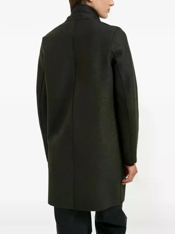 Harris Wharf London Coocun High-neck Single-breasted Coat