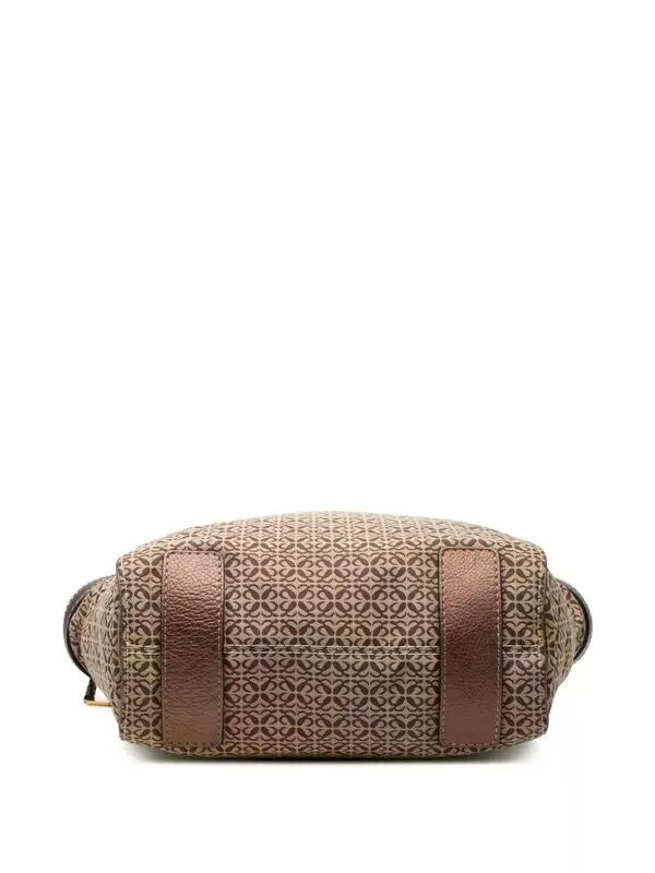 Loewe 2007 Anagram Canvas Tote Bag - Brown