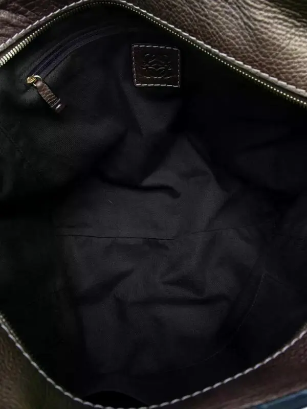Loewe 2007 Anagram Canvas Tote Bag - Brown