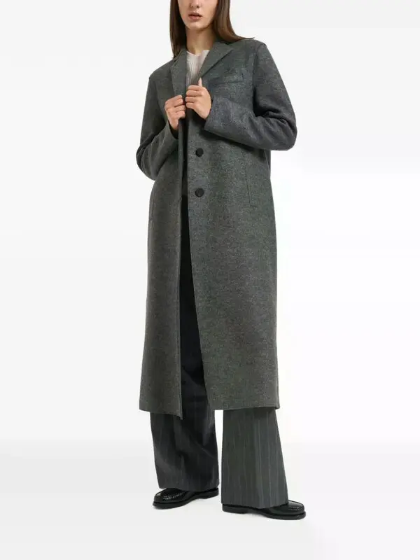 Harris Wharf London Notched-lapels Single-breasted Coat