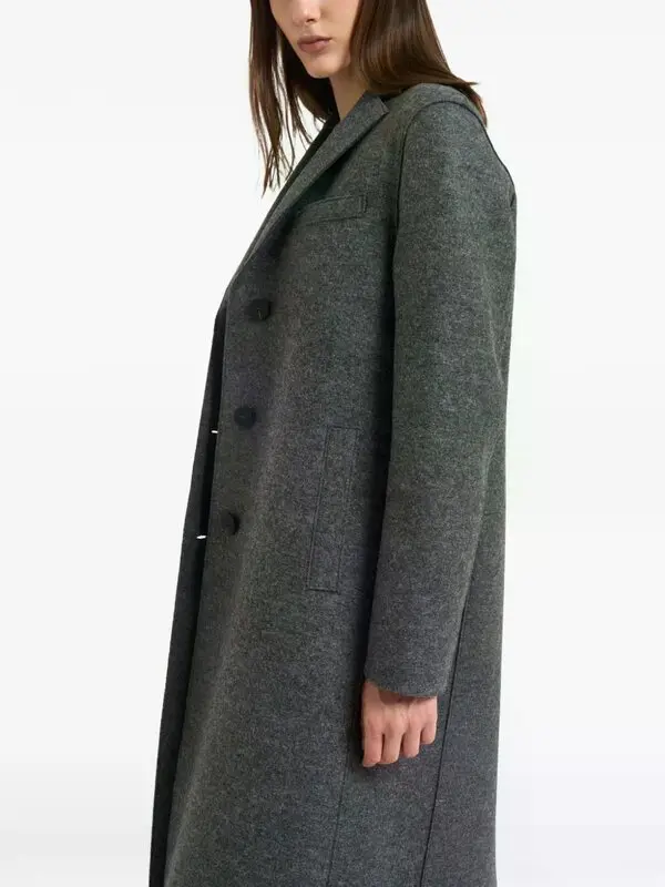 Harris Wharf London Notched-lapels Single-breasted Coat