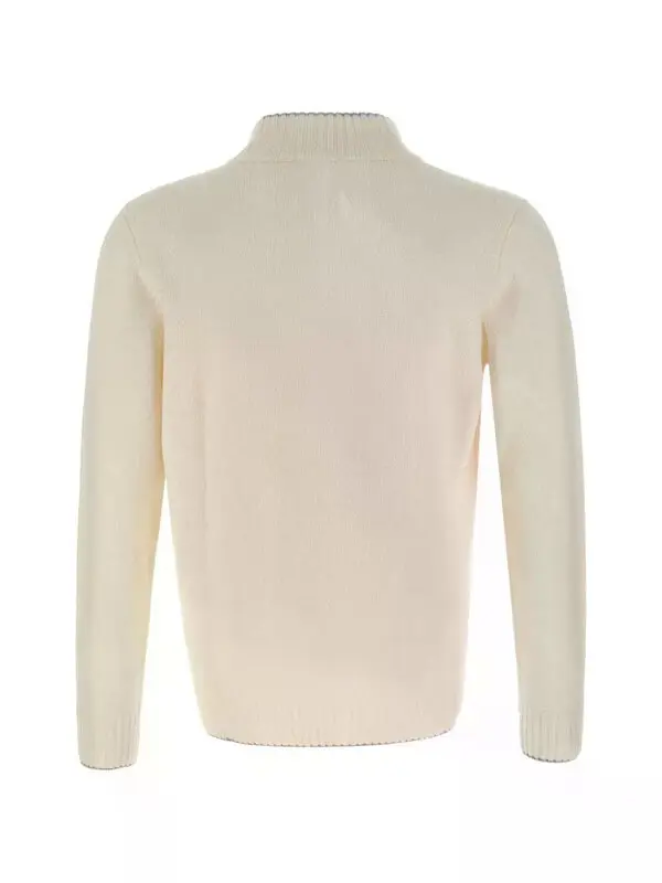 Eleventy Wool Button-up Cardigan - Neutrals