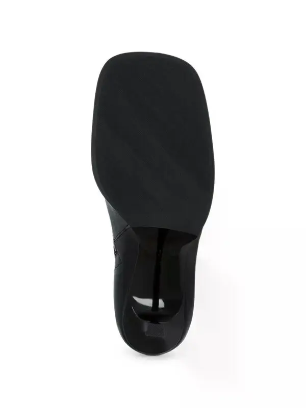POTAMY Square-toe Stiletto-heel Ankle Boots