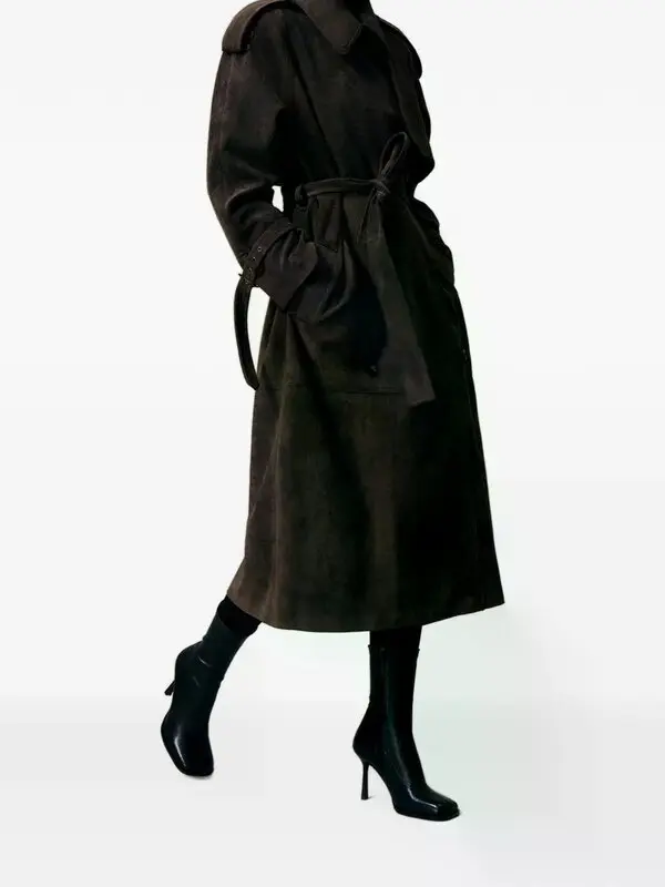 POTAMY Square-toe Stiletto-heel Ankle Boots