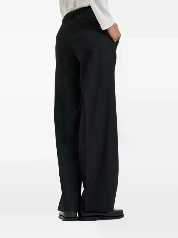 Peserico Belted Pressed-crease Trousers