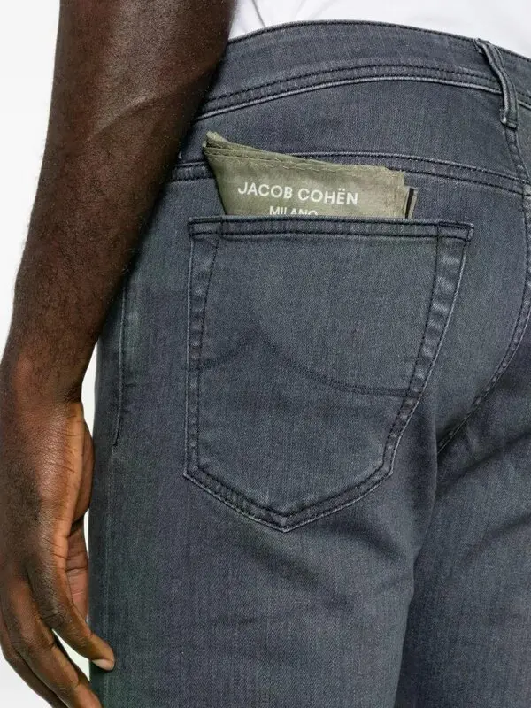 Jacob Cohen Bard Logo-patch Straight-leg Jeans