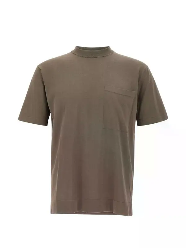 FILIPPO DE LAURENTIIS Chest-pocket T-shirt - Brown