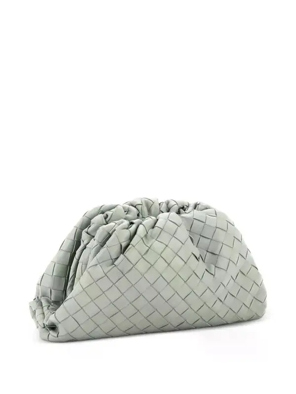 Bottega Veneta Intrecciato Nappa Cross Body Pouch - Green