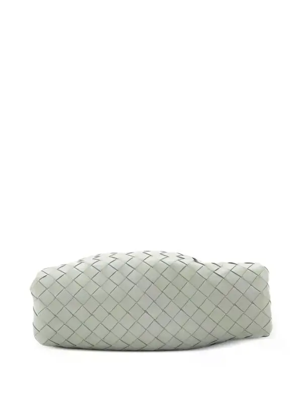 Bottega Veneta Intrecciato Nappa Cross Body Pouch - Green
