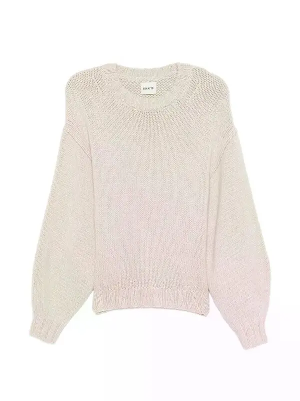 Khaite Gemma Ribbed-knit Sweater - Grey